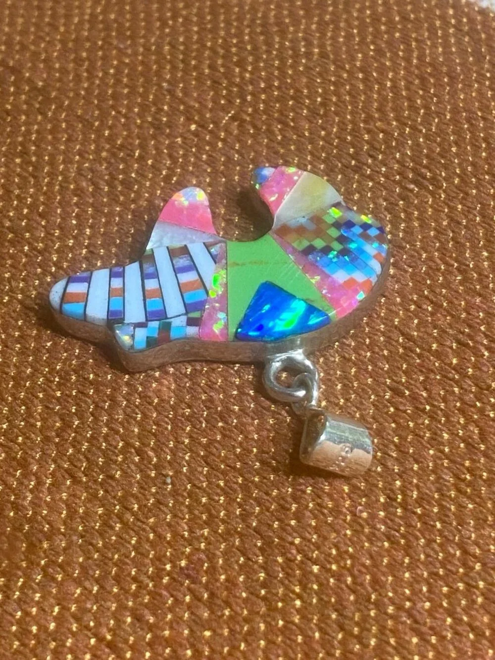 Handmade | Jewelry | Zuni Pendant Bear Native American Ethnic Micro ...